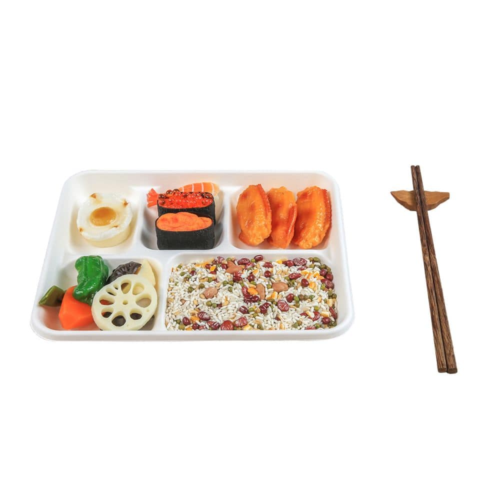 LEABON INTL Restaurant biodegradable compartment serving tray